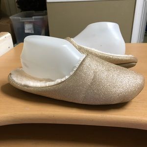 INC International Concepts | Shoes | Inc Slippers Gold Glitter Lrg 9 ...